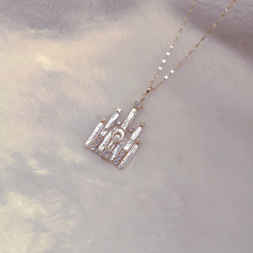 Alya's - Christmas Castle Pendant